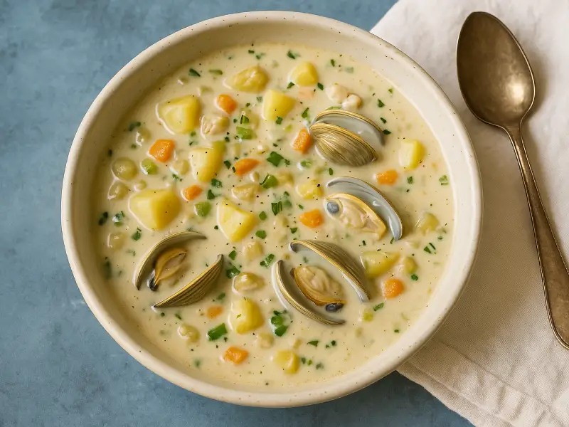 Clam Chowder with Coconut Milk | MenuMagic